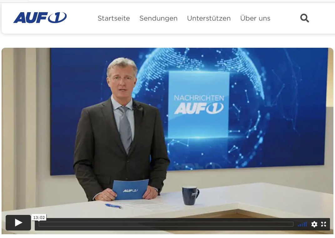 Auf1.TV – ein neuer, alternativer Sender, der frei berichtet ...