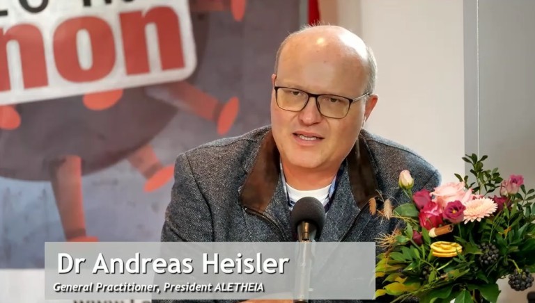 Das CoV-Jahrhundert-Verbrechen: Dr. Heisler, Präsident von ALETHEIA im ...